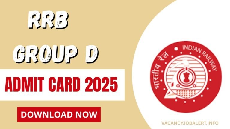 RRB Group D Admit Card 2025 Released » AFPT